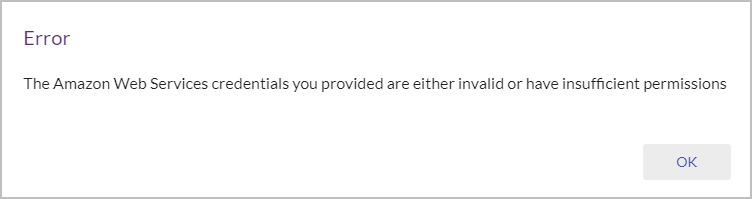 Using Your AWS Credentials
